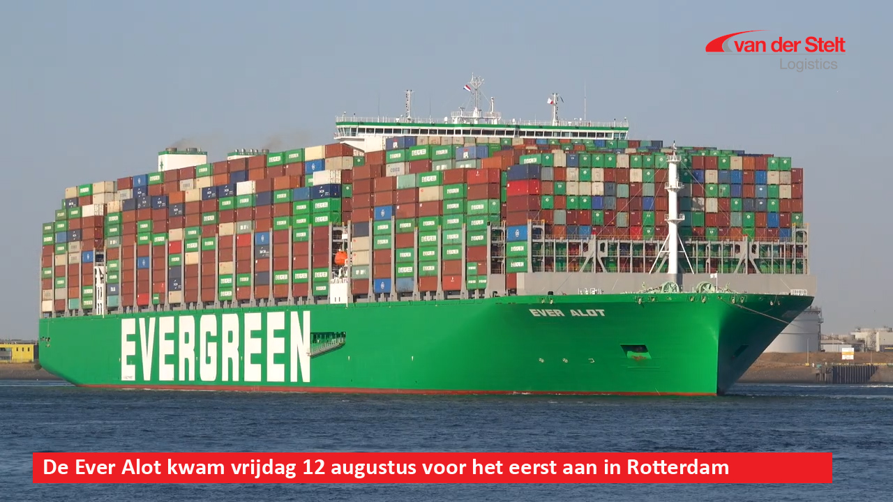 Ever Alot: Grootste containerschip ter wereld aangekomen in Rotterdam ...