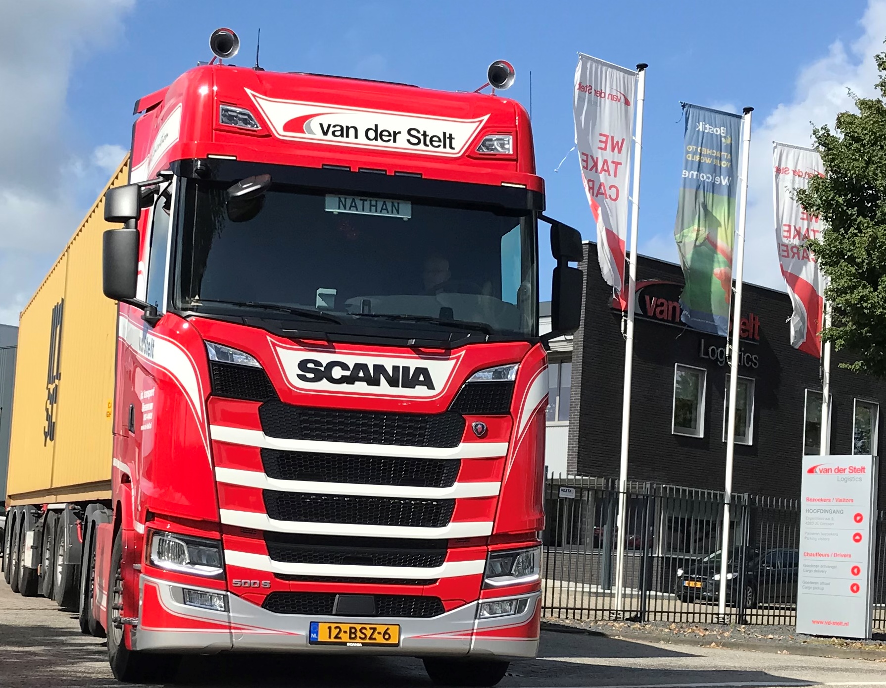 Nieuwe Scania 500S Next Generation afgeleverd - Van der Stelt Logistics